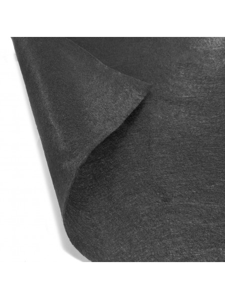 Fieltro negro delgado 180gr.